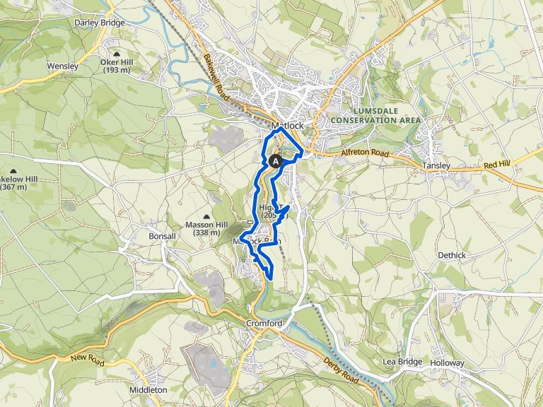 High Tor – Matlock Bath loop from Matlock Bath | hike | Komoot